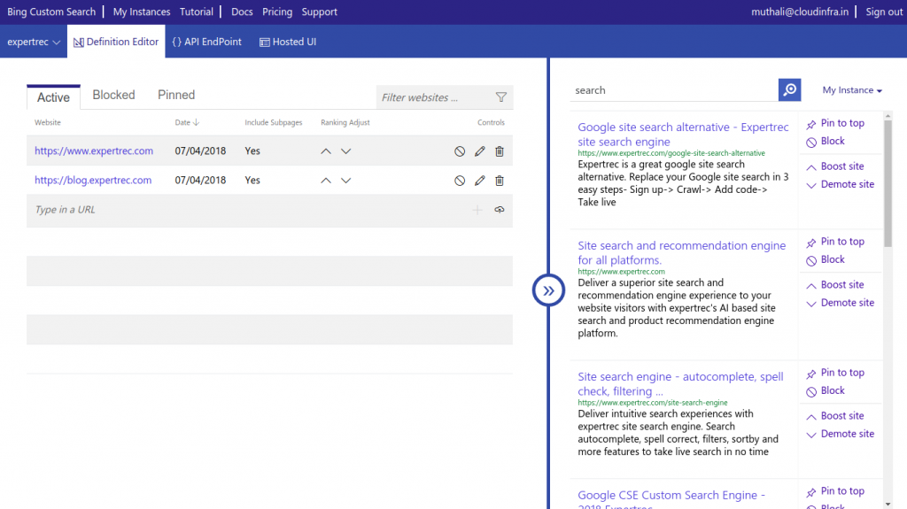 Harnessing the Power of Bing: Introducing Bing Custom Search Engine on ...