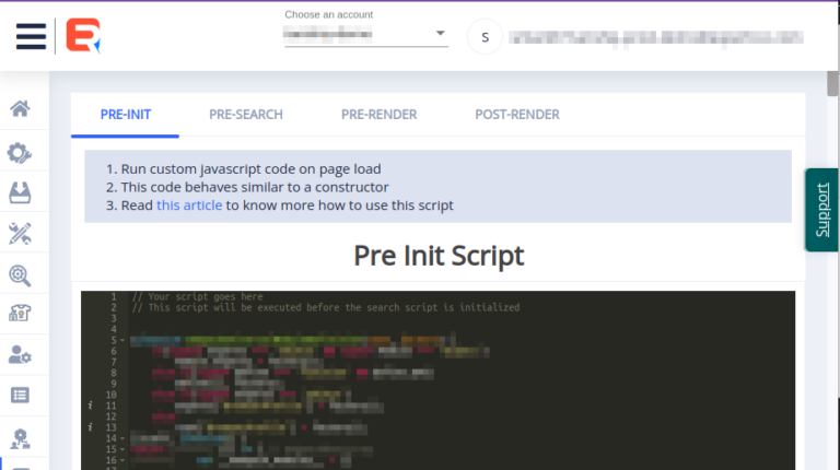 Script-Hooks - Expertrec custom search engine
