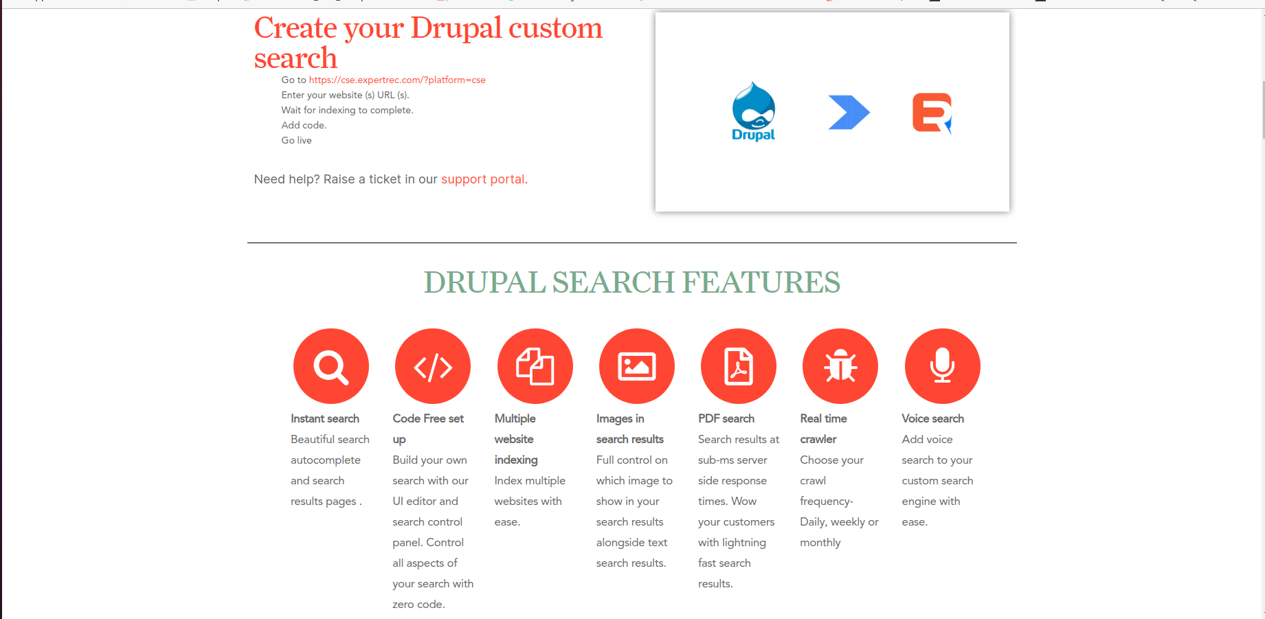 [CSE] - Create a Custom Search Experience in Drupal - 2020 Expertrec