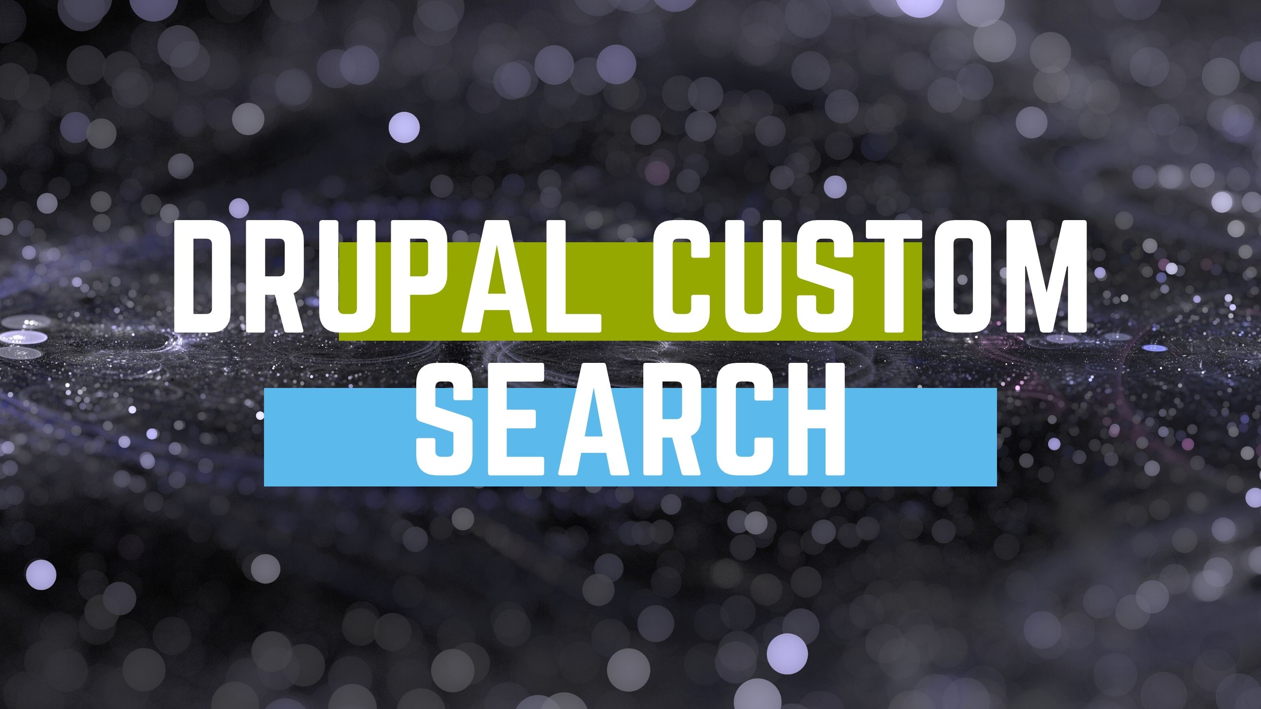 Drupal Create A Custom Search Experience With Drupal 1328