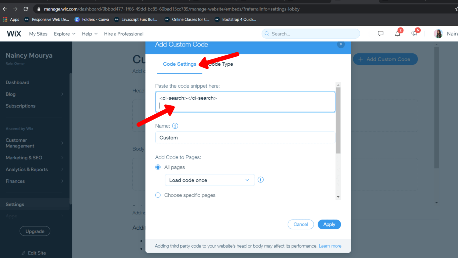 How To Add A Search Bar To Your Wix Store Expertrec