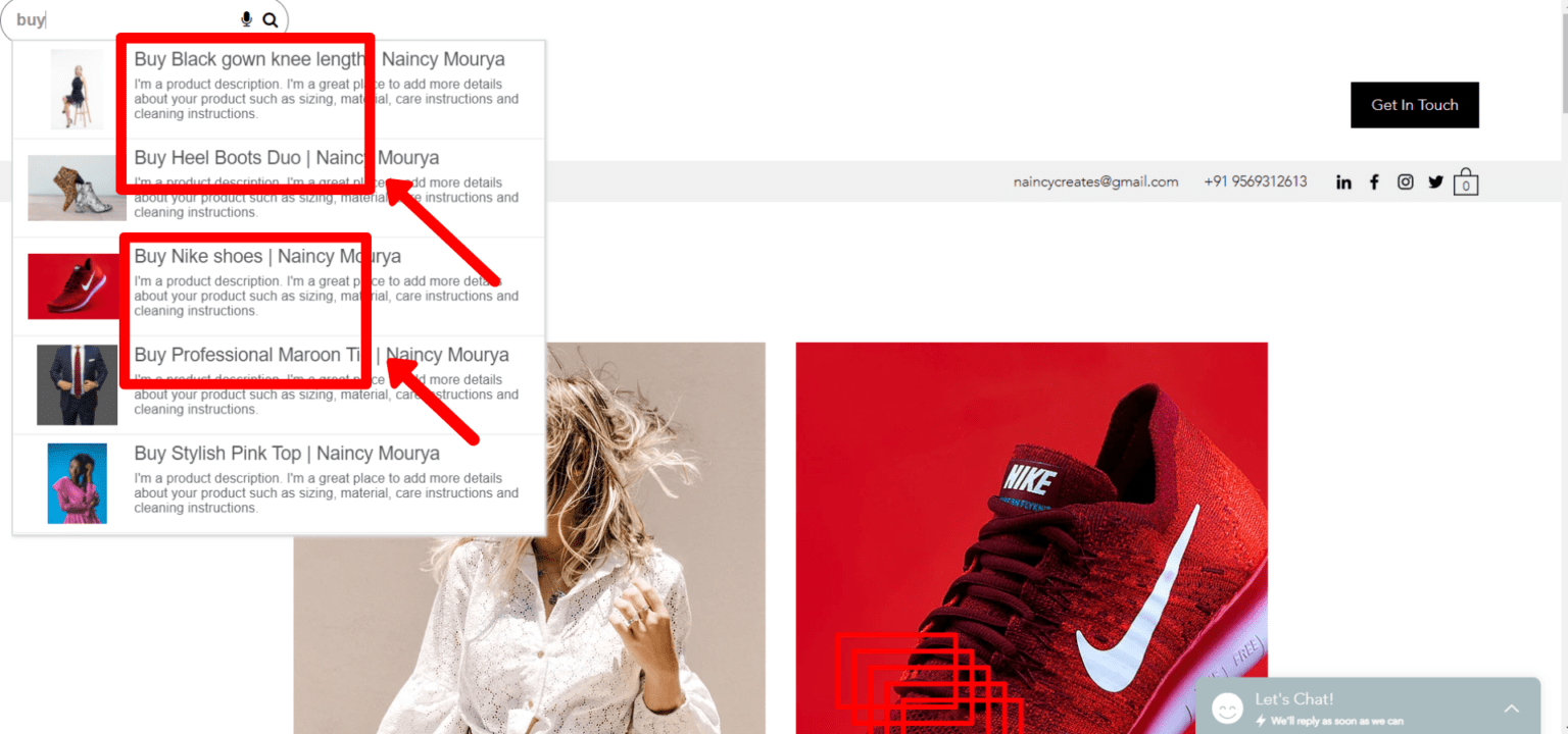 How to Add a Search Bar to Your Wix Store - Expertrec
