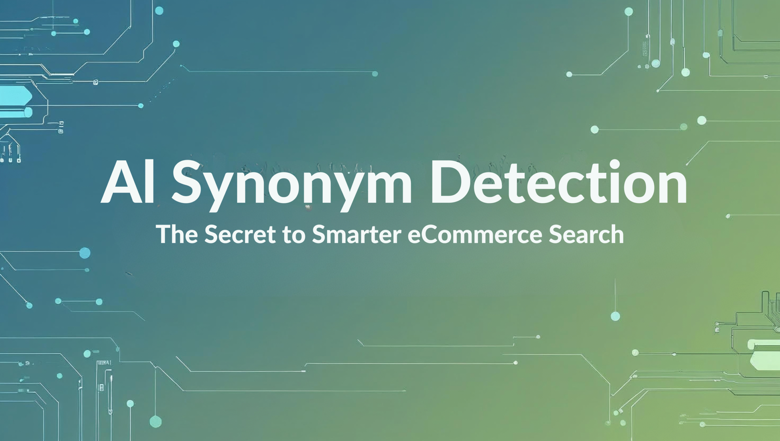 AI Synonym Detection: The Secret to Smarter eCommerce Search